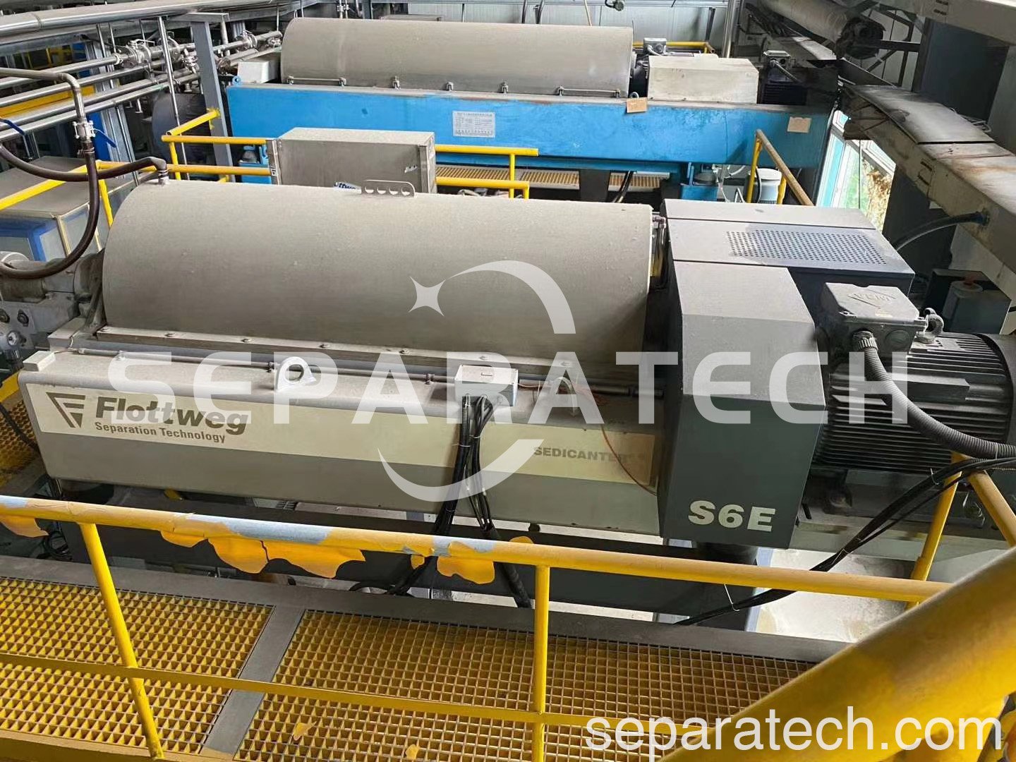 Used Flottweg Sedicanter Centrifuge S6E-3/408 - USED CENTRIFUGE ...