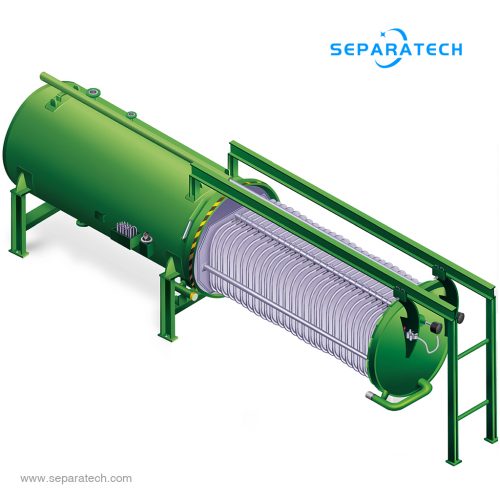 Horizontal Pressure Leaf Filter - USED CENTRIFUGE - SEPARATECH