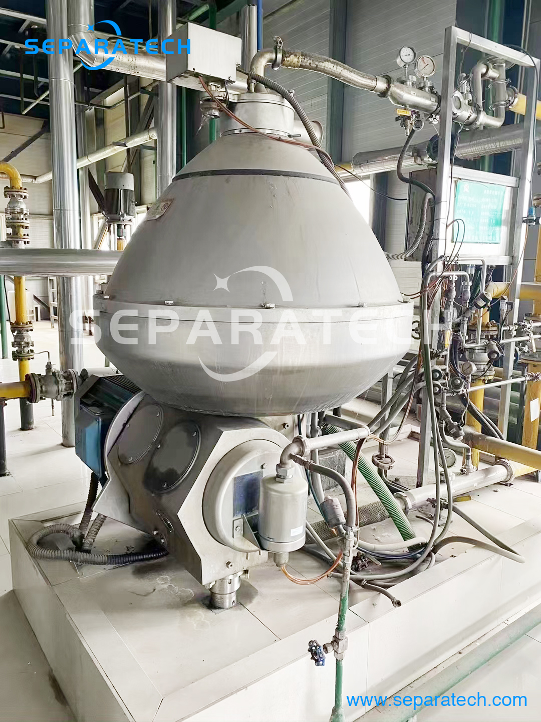 Disc Separator PX100 - Used Centrifuge - USED CENTRIFUGE - SEPARATECH